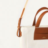 Daley Mini Personalised Canvas Leather Tote Bag – Rever Leather Goods